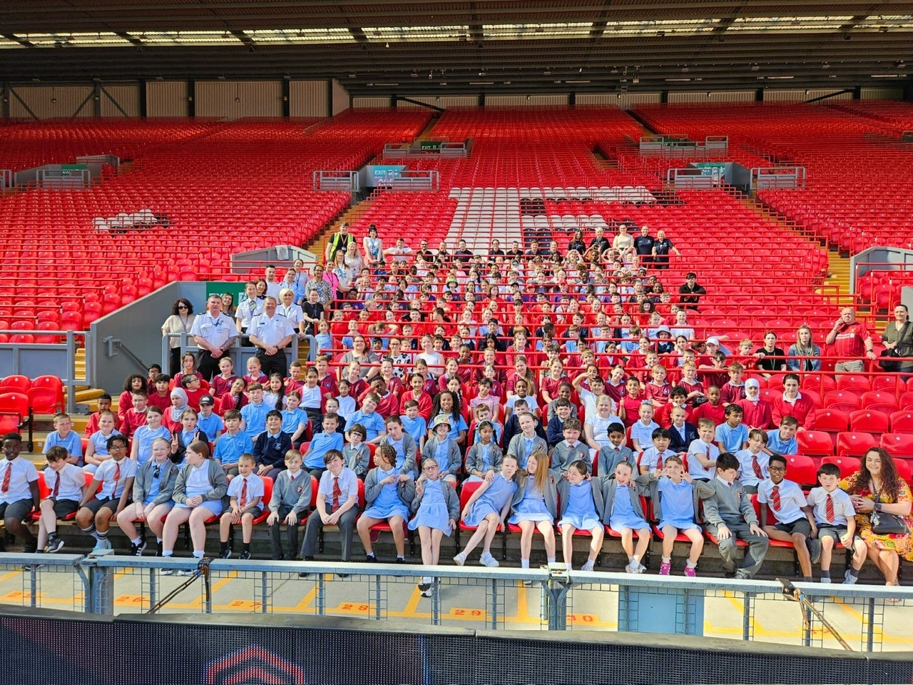 Merseyside schoolchildren celebrate becoming Fire Champions at home of ...