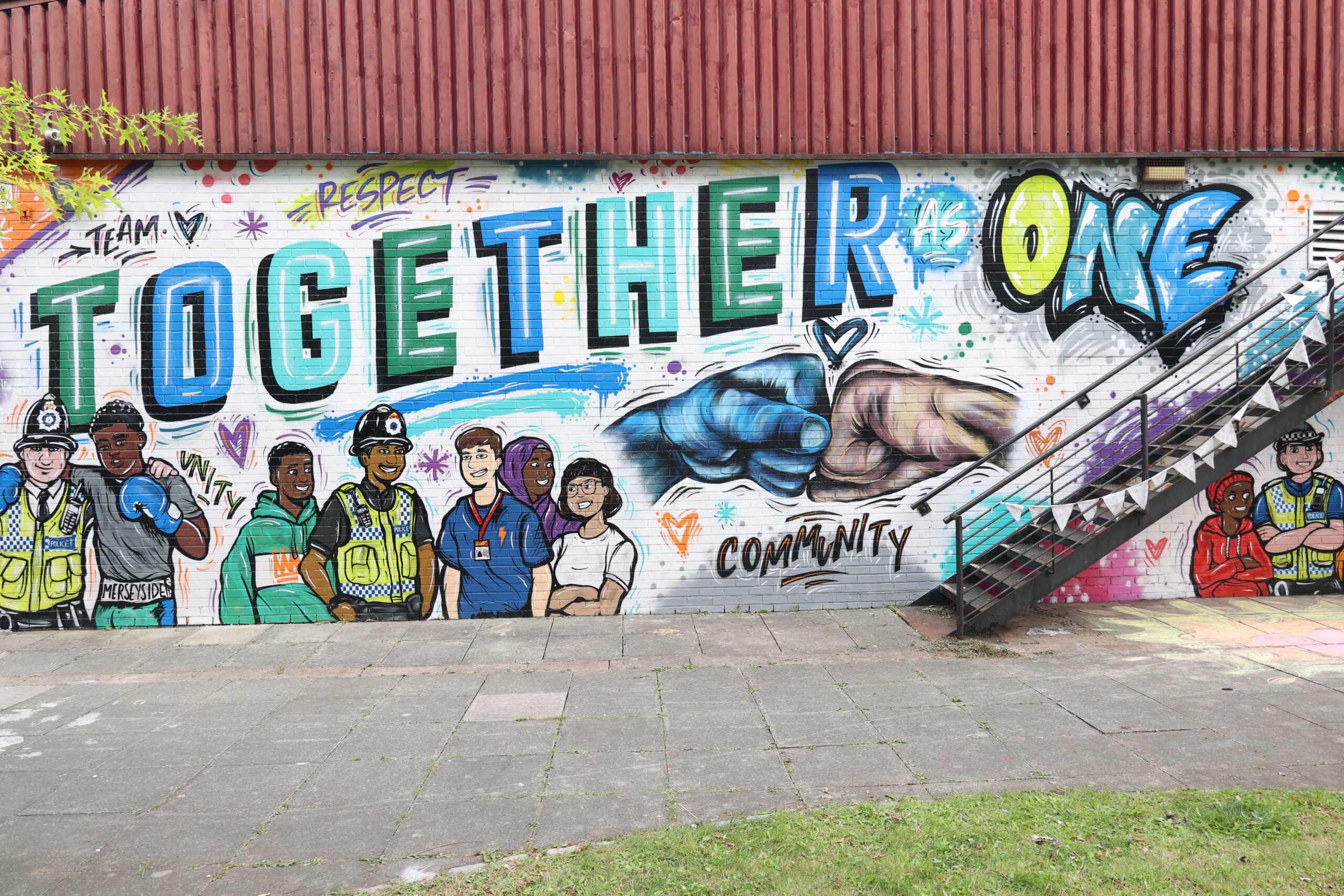 Together As One: New mural unveiled to celebrate community safety and ...